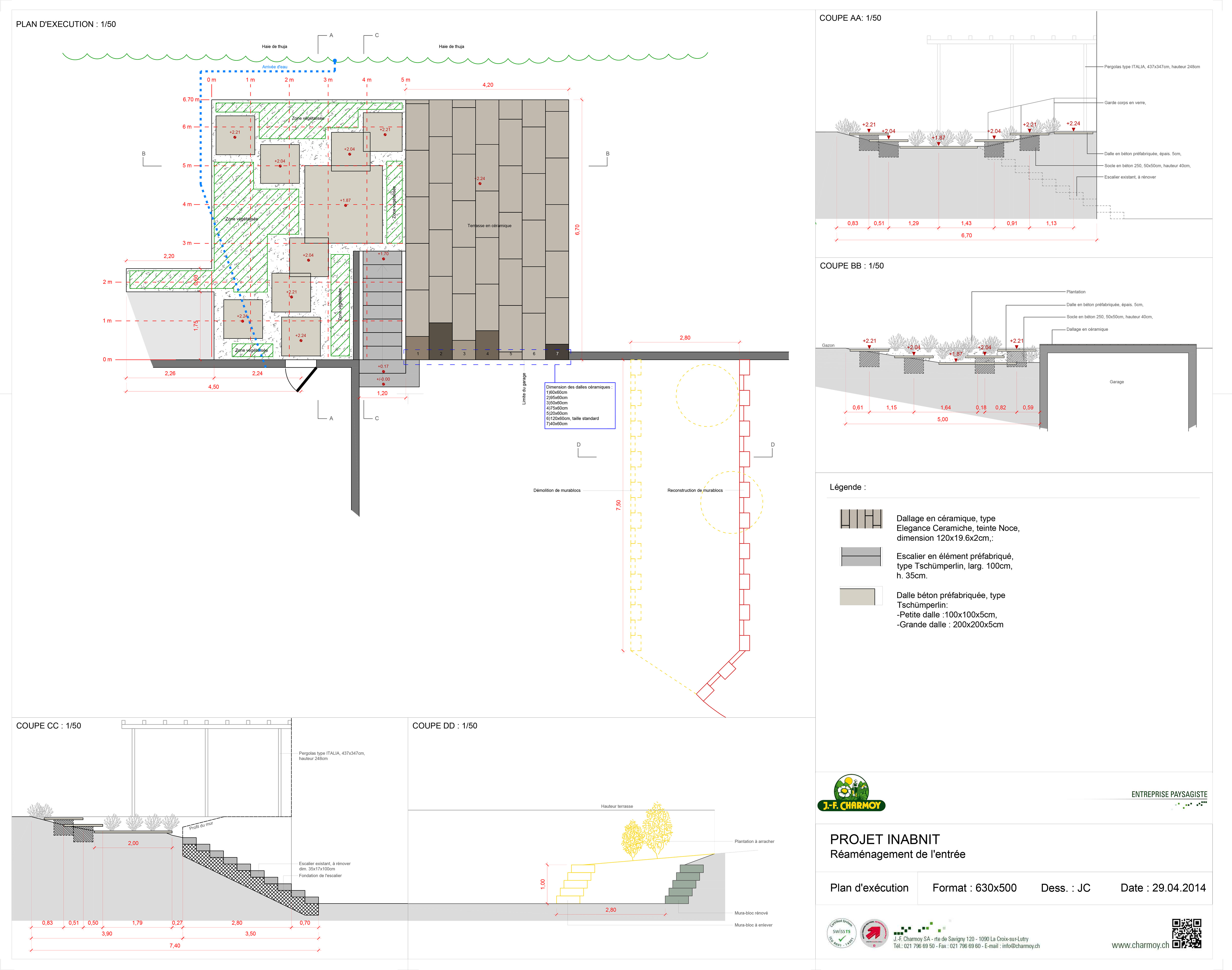 Execution plan | J.-F. Charmoy SA